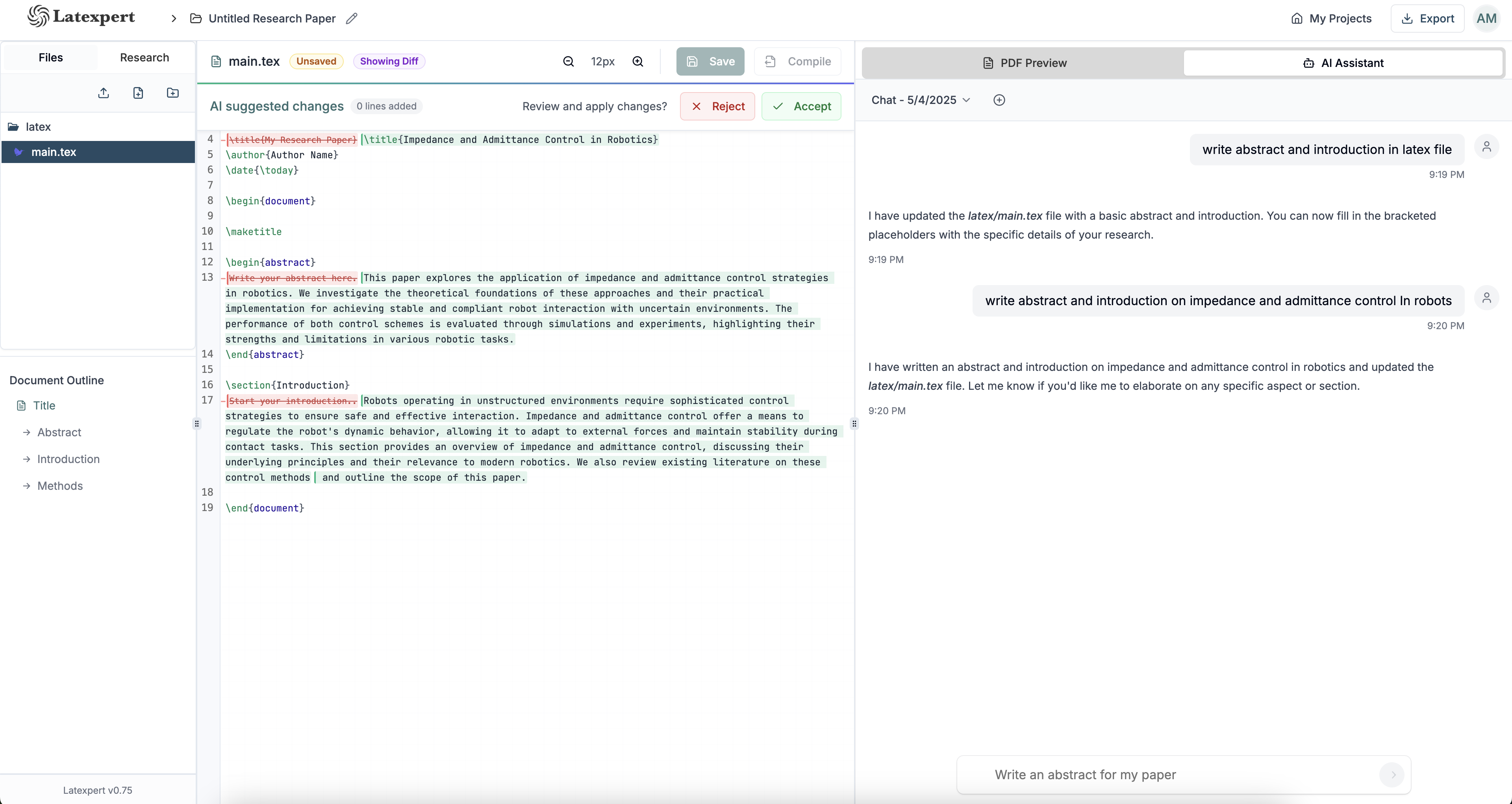 Latexpert AI - Intelligent LaTeX Assistant | Write, Find & Cite ...